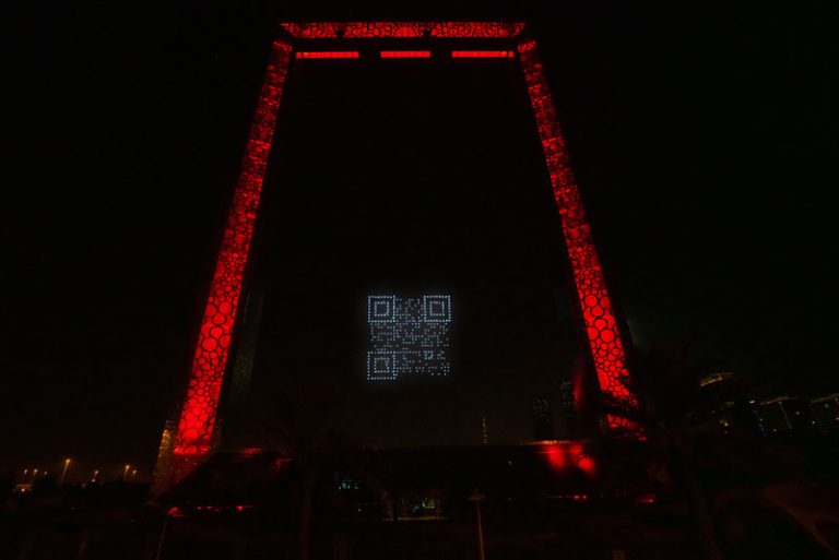 AO Creative Delivers The UAE’s First Drone-Flown QR Code - TPIMEA